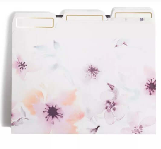 File Folders Floral [pk-24] – Humacao School Supply