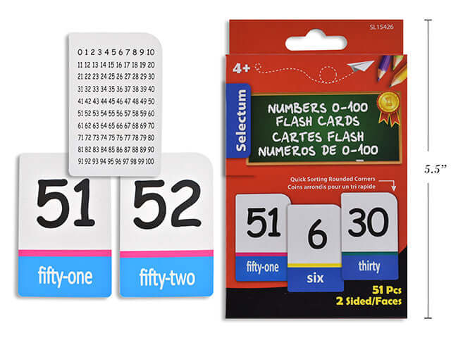 Flash Cards 0-100 Numbers – Humacao School Supply