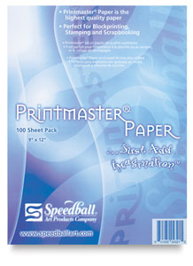 Block Printing Paper 9x12 100 sheet pack – Humacao School Supply