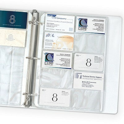 Business Card Holder Page Holds 200 Cards [pk-10] – Humacao School Supply