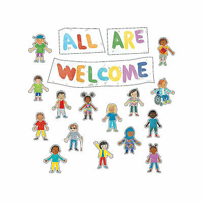 All Are Welcome Bulletin Board Set [39 pieces] – Humacao School Supply