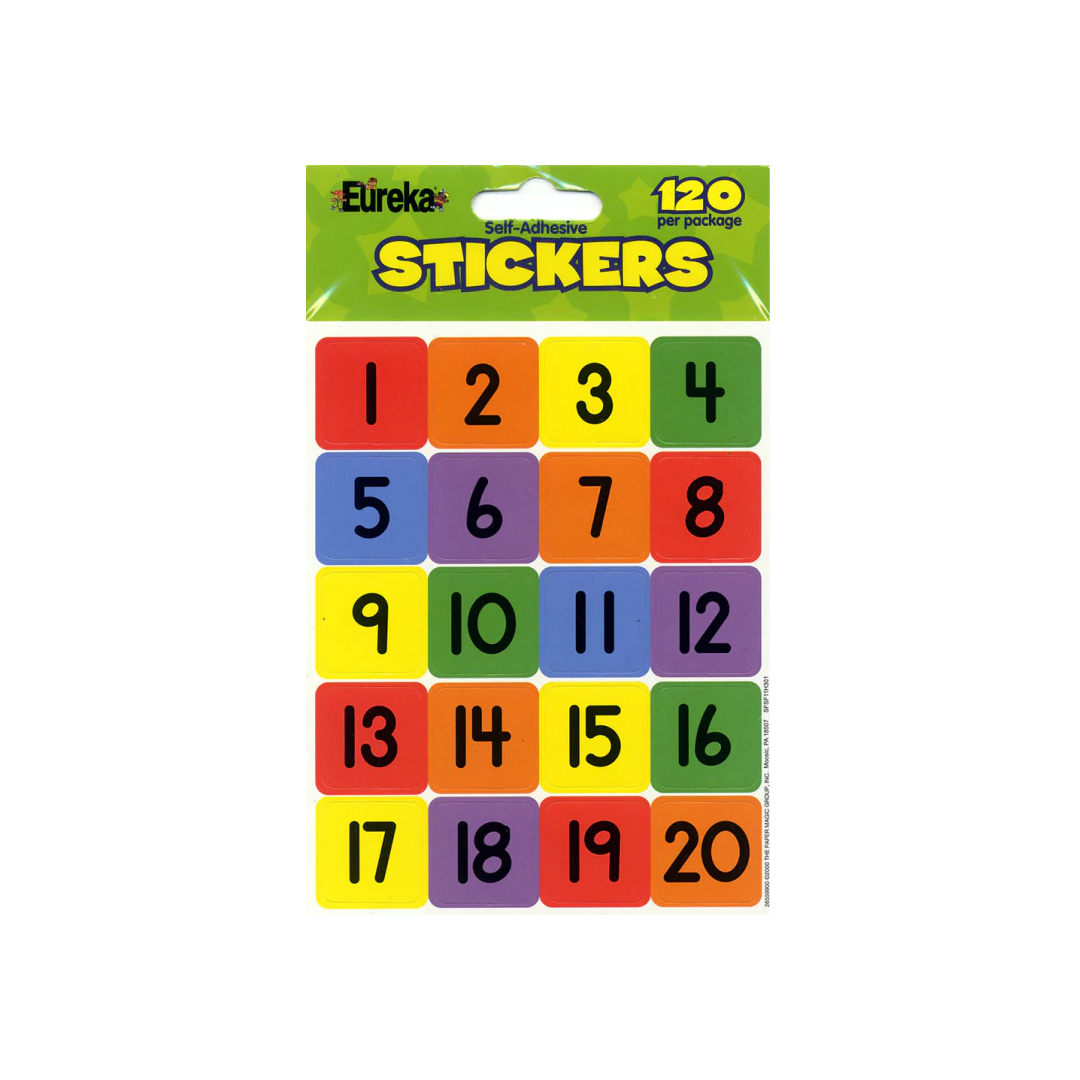 Stickers Numbers [pk-120] – Humacao School Supply