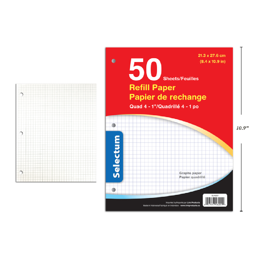 Graph Paper Quad [pk-50] – Humacao School Supply