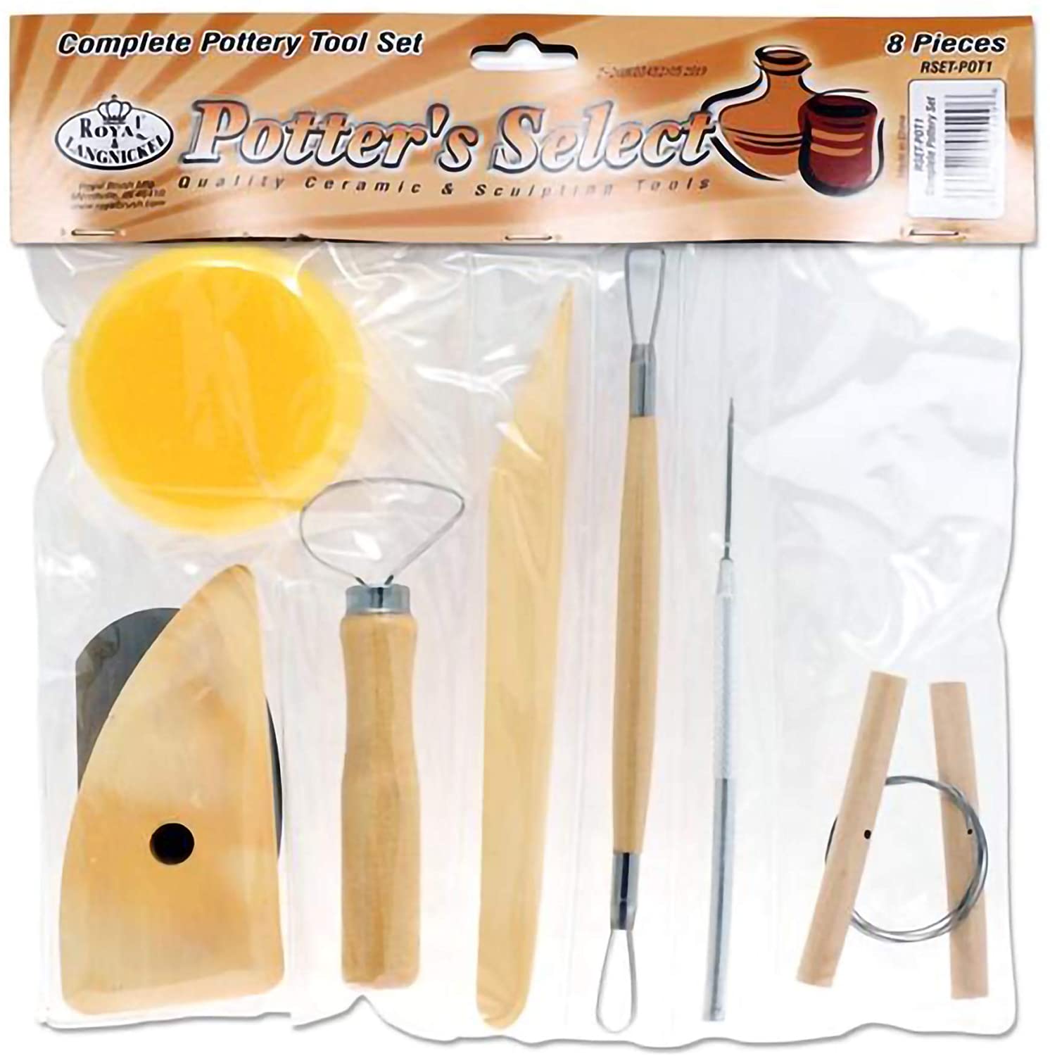 Pottery Tool Set [8pc] – Humacao School Supply