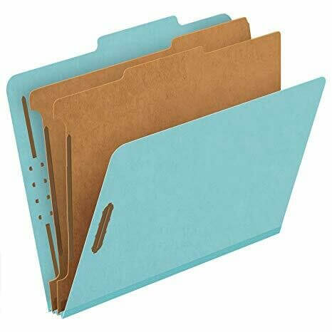 Partition Folder Letter 2p Blue – Humacao School Supply
