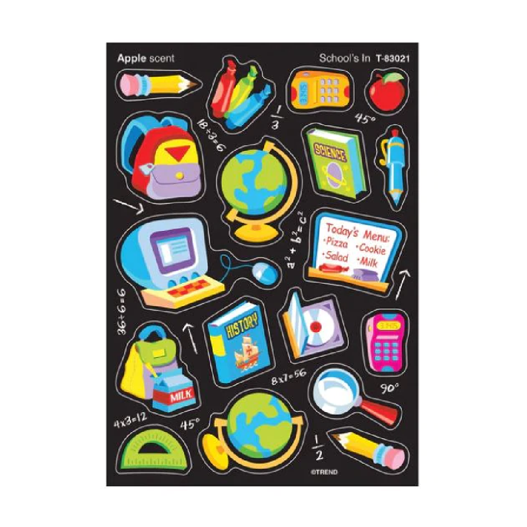 Stickers School's In [4 sheets] – Humacao School Supply